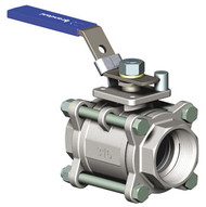 IMPA 756667 Two way ball valve female AISICF8M 1/2"BSPP 140BAR