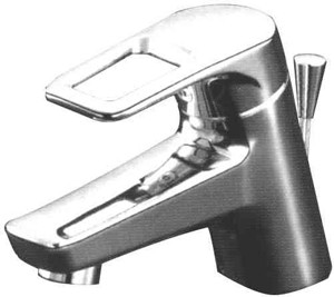 IMPA 530164 WASHBASIN FAUCET CHROMED WATERLINE SINGLE LEVER