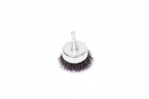 IMPA 510787 WIRE BRUSH SHAFT WELDED TYPE, CUP SHAPE, DIA 50MM X SHAFT 6MM