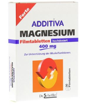 Additiva Magnesium 400mg Filmtabletten (Coated Tablets) 30st ...