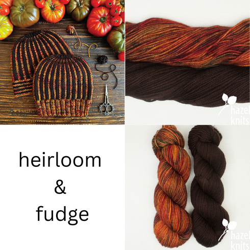 Leading Lines - Heirloom & Fudge Cadence - pattern sold separately ...