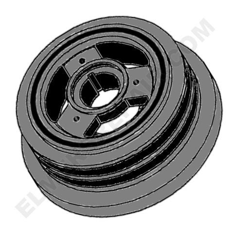 ER- 680275C92 Crankshaft Dampener Pulley (3 spoke) - Elmer's Repair Inc