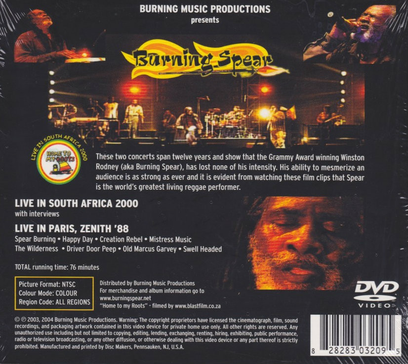 burning spear in south africa