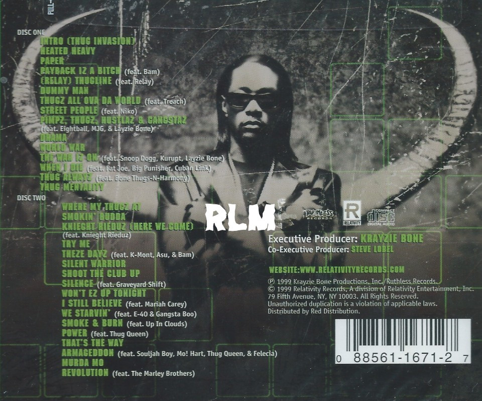 krayzie bone thug mentality 1999