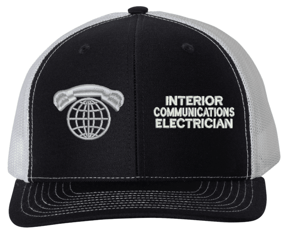 Navy Interior Communications Electrician (IC) Rating USA Mesh-Back Cap ...