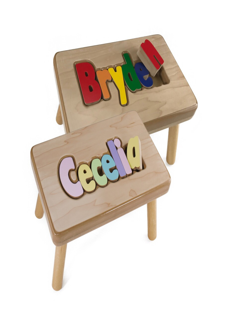 Personalized Puzzle Stool - Tims unique products