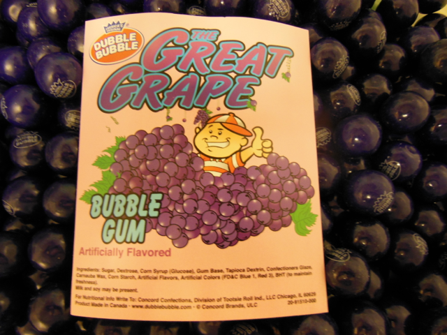 Great Grape Dubble Bubble Gum Balls 1" 1 lb - Boyd's Retro Candy Store ...