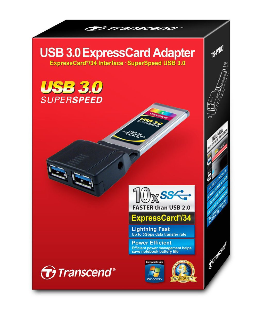 Transcend USB 3.0 Expresscard Adapter/34 - Ace Photo