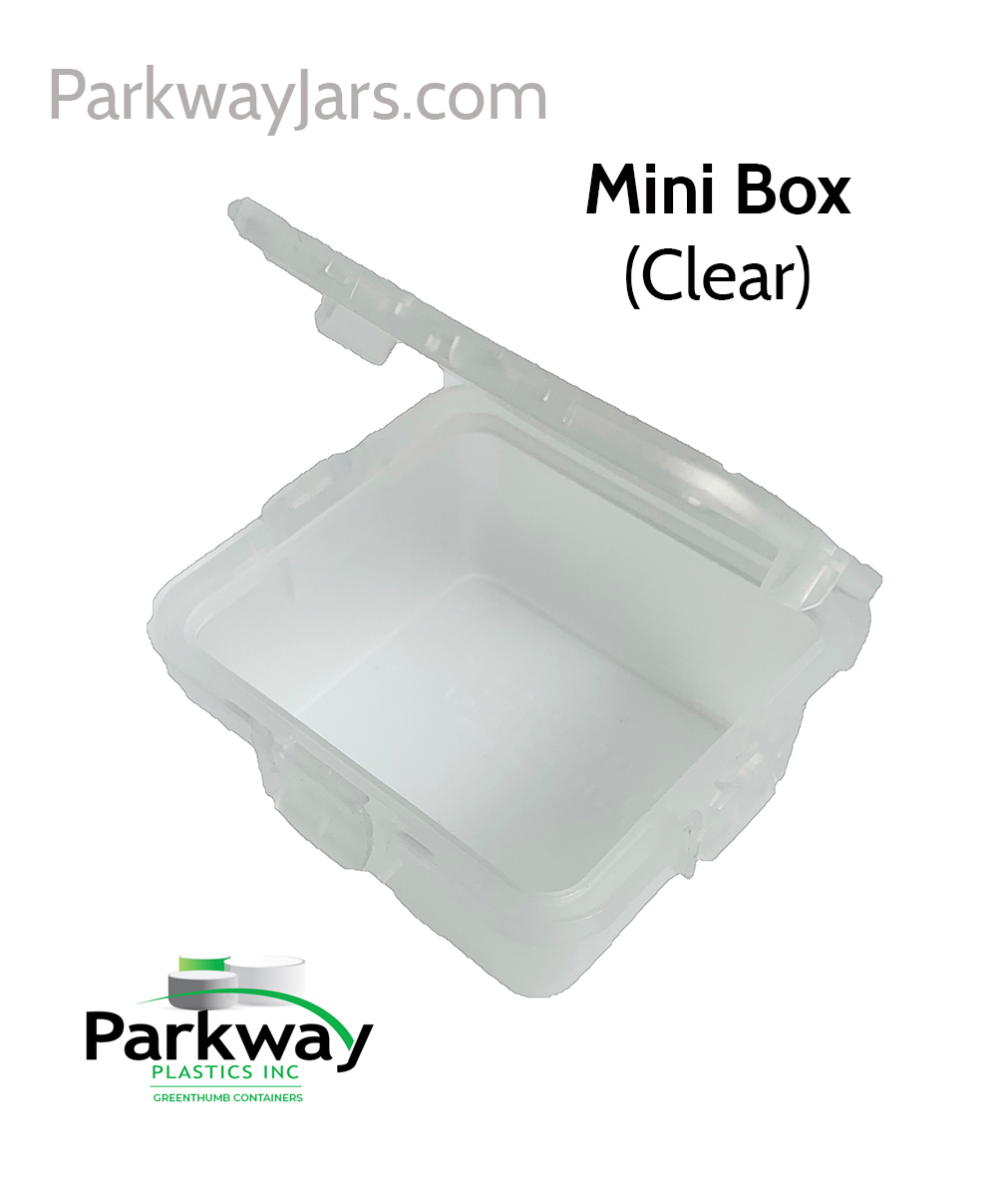 Introducing the Mini Box with Child Resistant Tab (1.75 oz) - Plastic ...