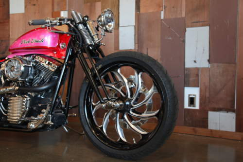 RSD Springer Headlight Mount Polished 0207-2000 HD Springer Front Ends ...