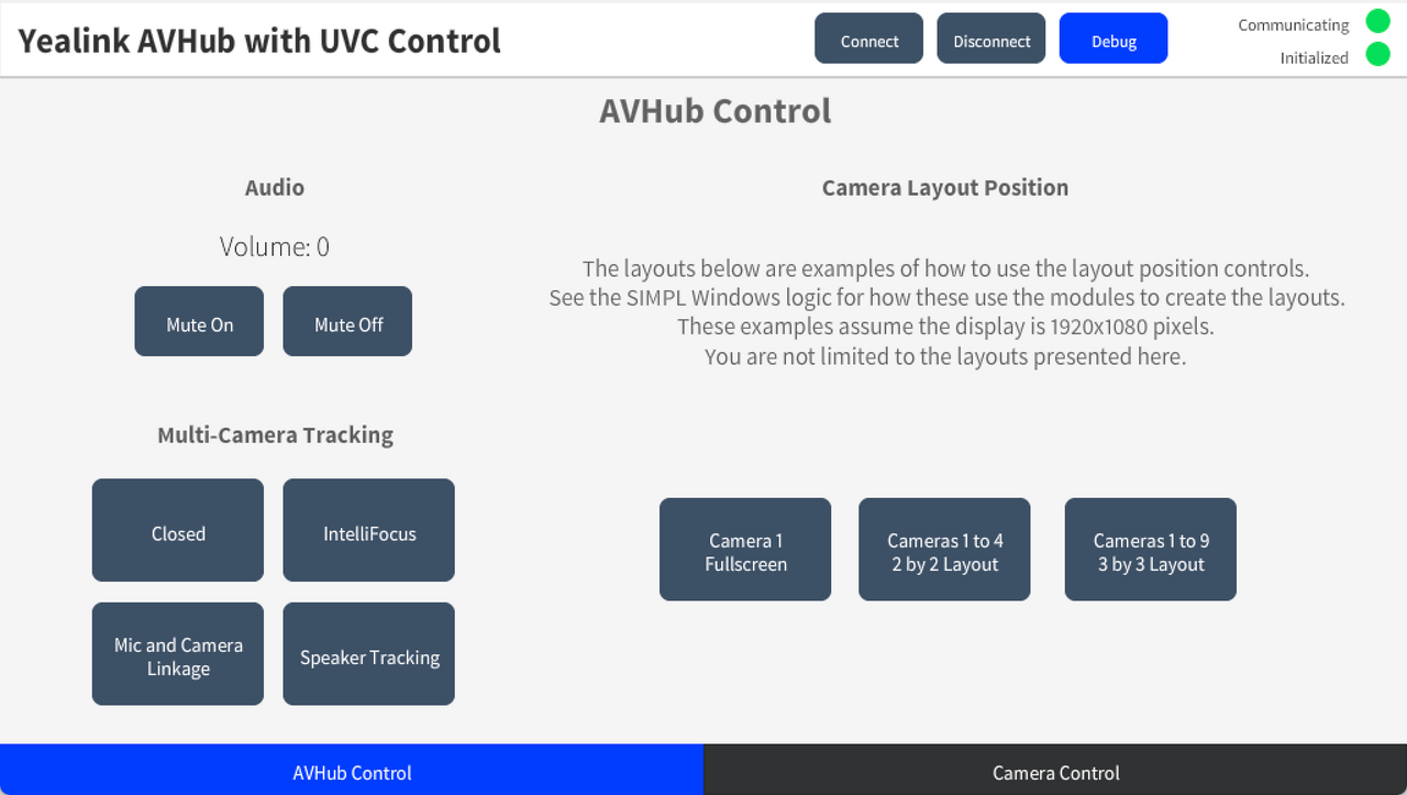Yealink AV Hub v1.0 - Crestron Application Market