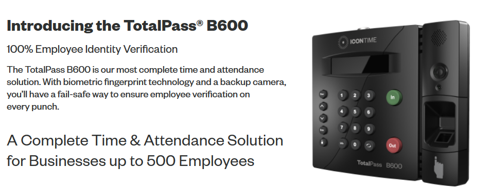 Employee Time Clocks | Time Clock Software | 1-800-TIMECLOCKS