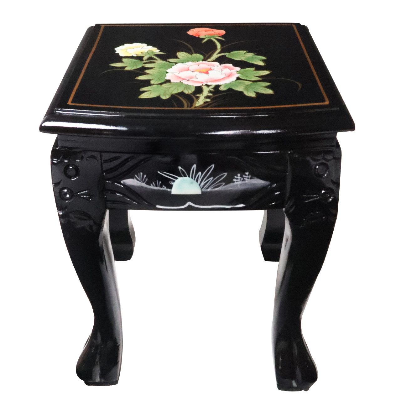black low table