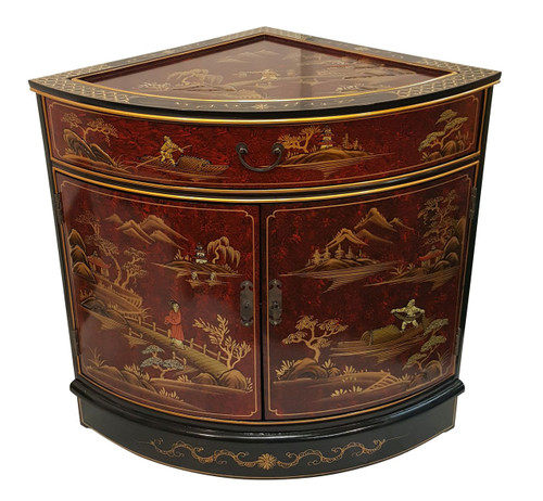 Oriental corner cabinet store