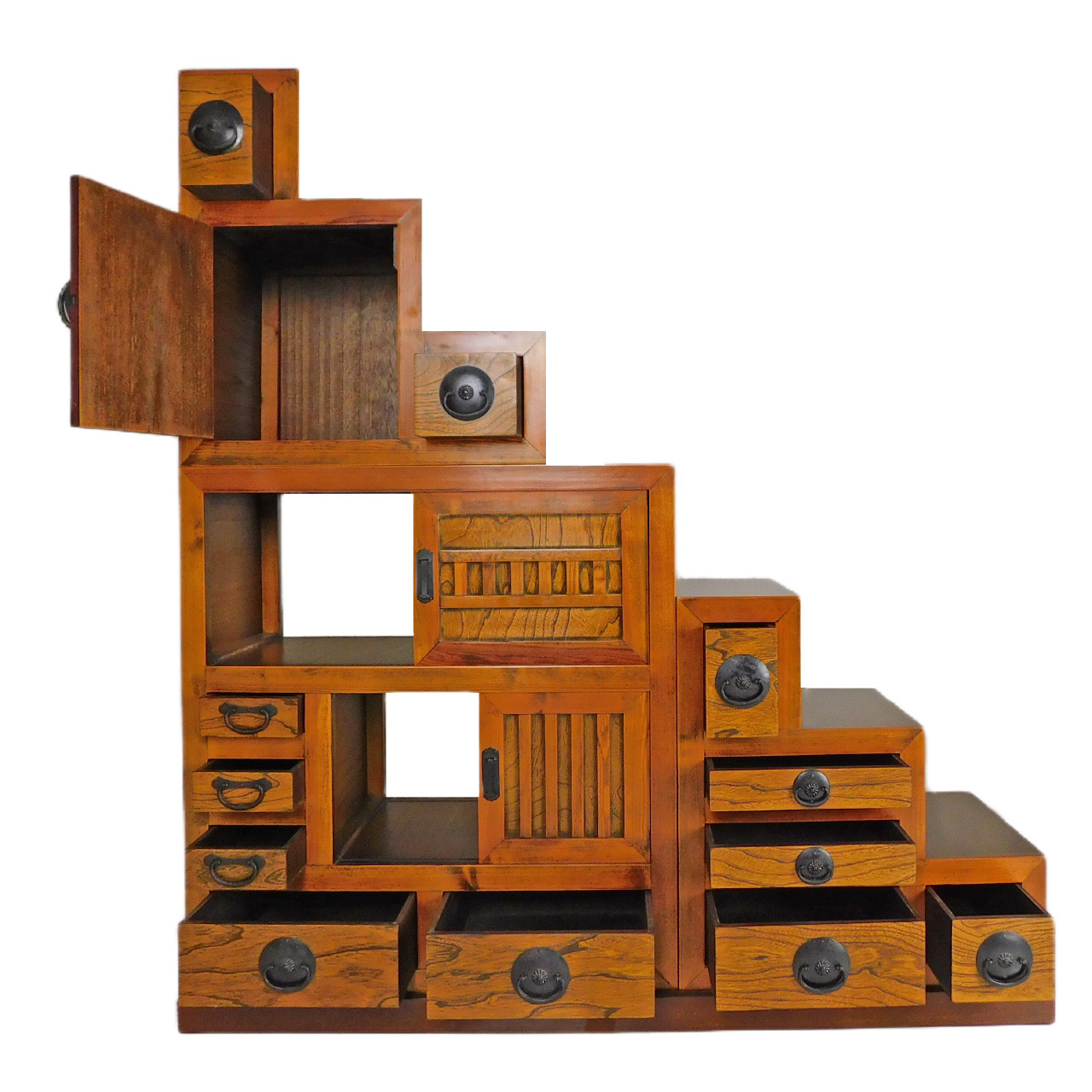 Oriental Double Sided Asian Modular Step Tansu 65 H Oriental Furniture Warehouse Chinese Asian Styles