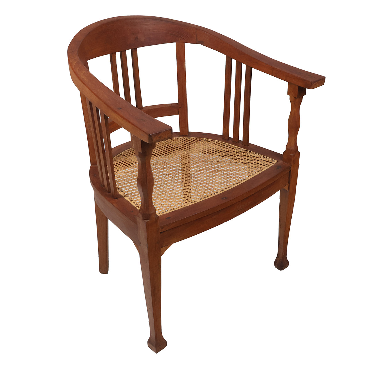 Oriental Furniture Warehouse Antique Java Armchair Rattan Seat - Asian Furniture Chinese ...