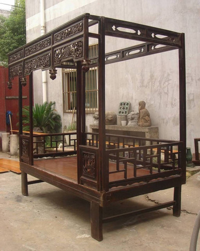 Oriental Furniture Warehouse Chinese Canopy Bed, Antique and restored ...