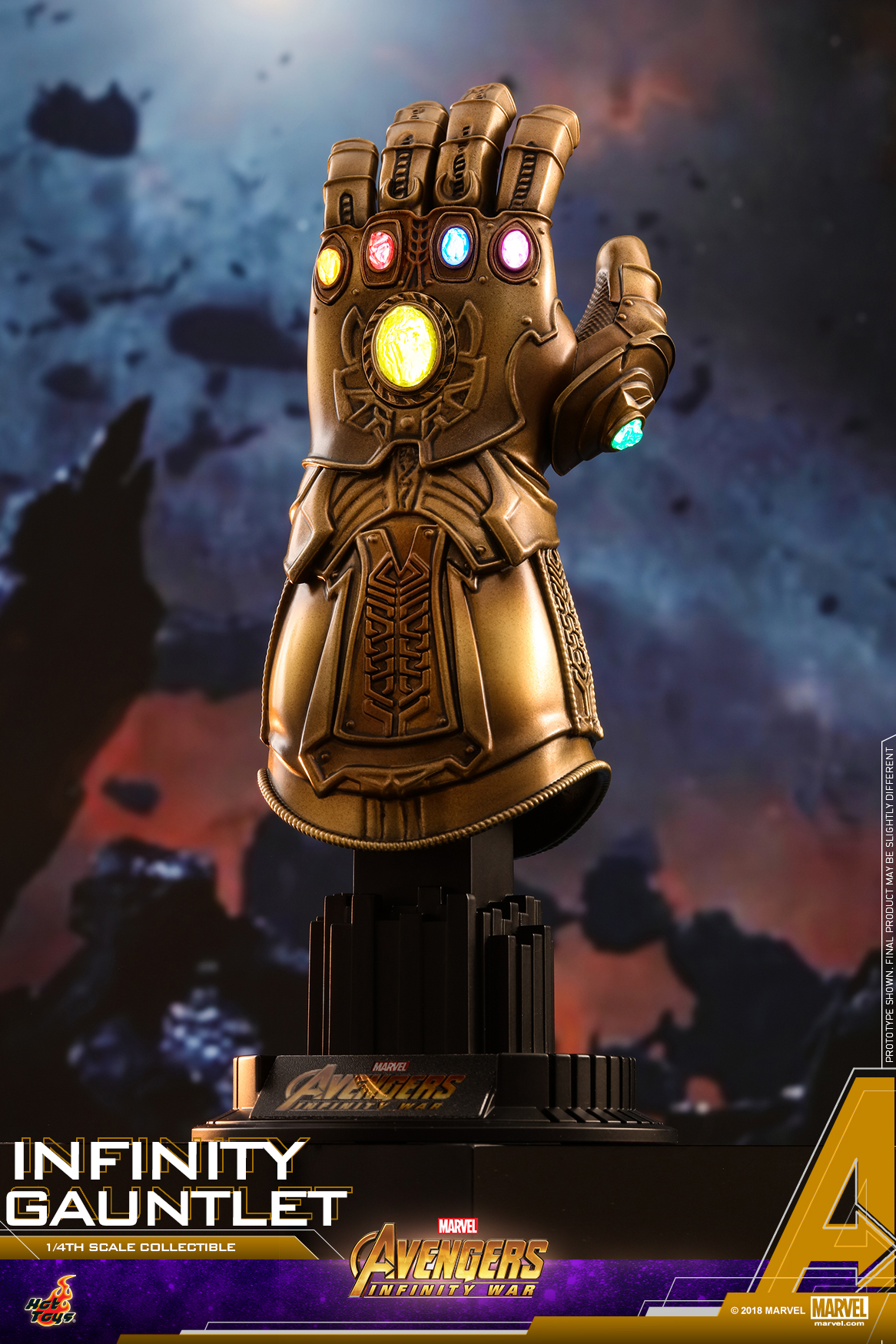 Hot Toys ACS003 Infinity Gauntlet Avengers: Infinity War 1/4th scale ...