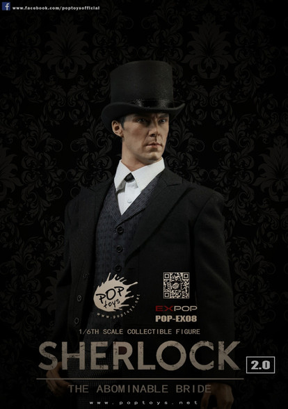 POPTOYS 1/6 EX08 Sherlock Holmes British Detective in Victoria period ...