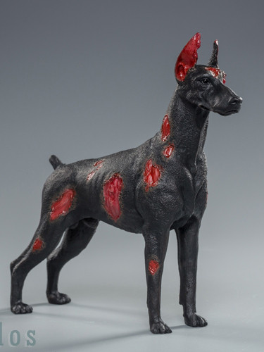 1/6 zombie dog Colmillos Swtoys