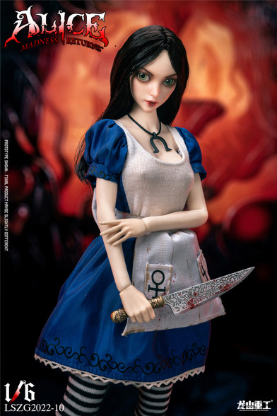 LONGSHANZHONGGONG TOYS 1/6 Alice Madness Returns Figure