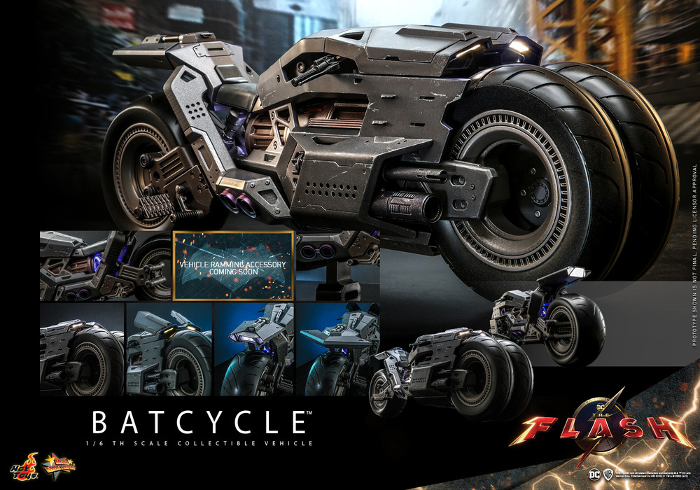 1 6 Scale Batcycle The Flash Mms704 Collectible Figure