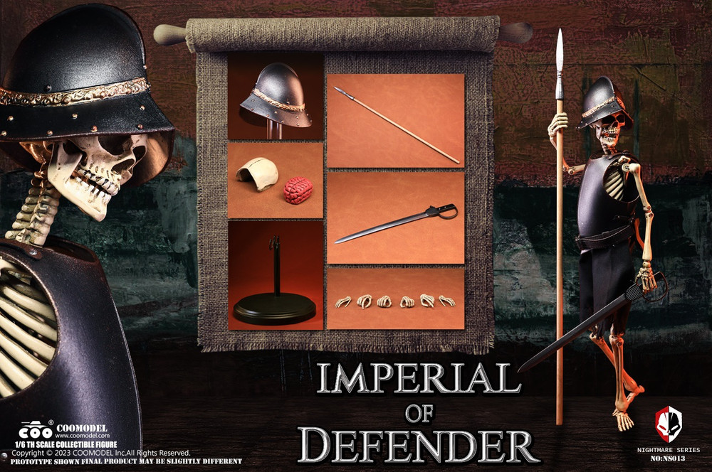 COOMODEL 1/6 IMPERIAL DEFENDER NS013 DIECAST ALLOY NIGHTMARE SERIES