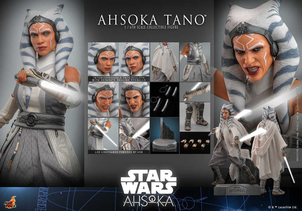 Hot Toys Ahsoka Tano Tms118 1 6th Scale Collectible Figure
