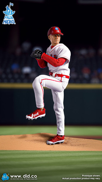 DID 1/12 White Baseball Player Figure SF80003W Simple Fun Series