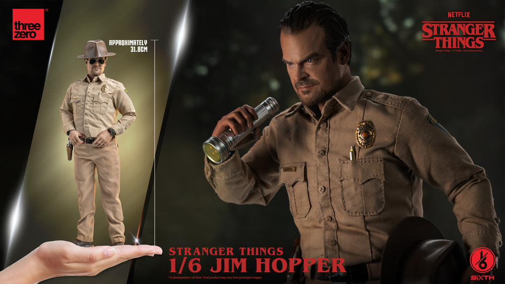 THREEZERO 1/6 Jim Hopper Stranger Thing season 1