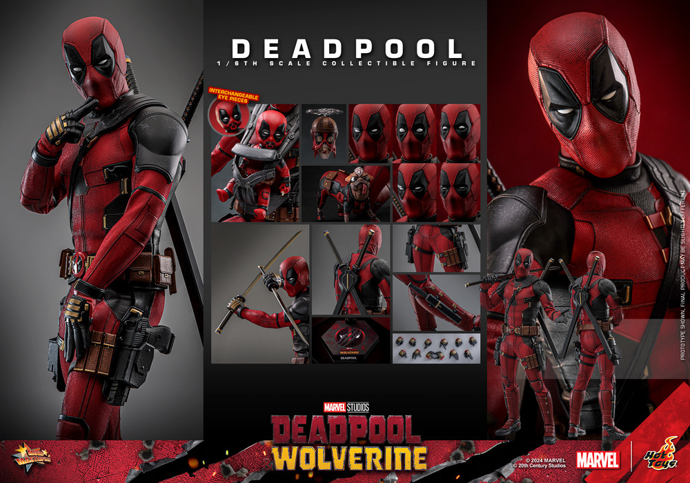 Hot Toys Deadpool 1/6 Figure MMS746 Deadpool & Wolverine