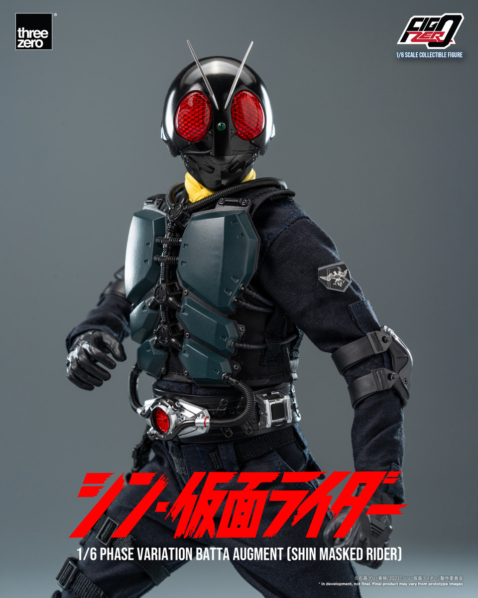 Threezero Shin Masked Rider Phase Variation Batta Augment