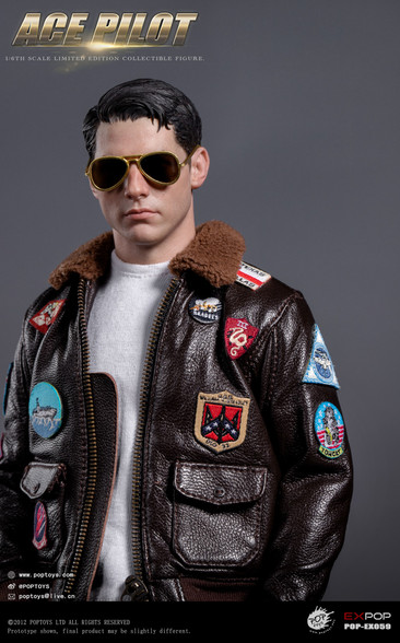 Ace Pilot Jacket Edition sixth scale figure pop toys | kghobby