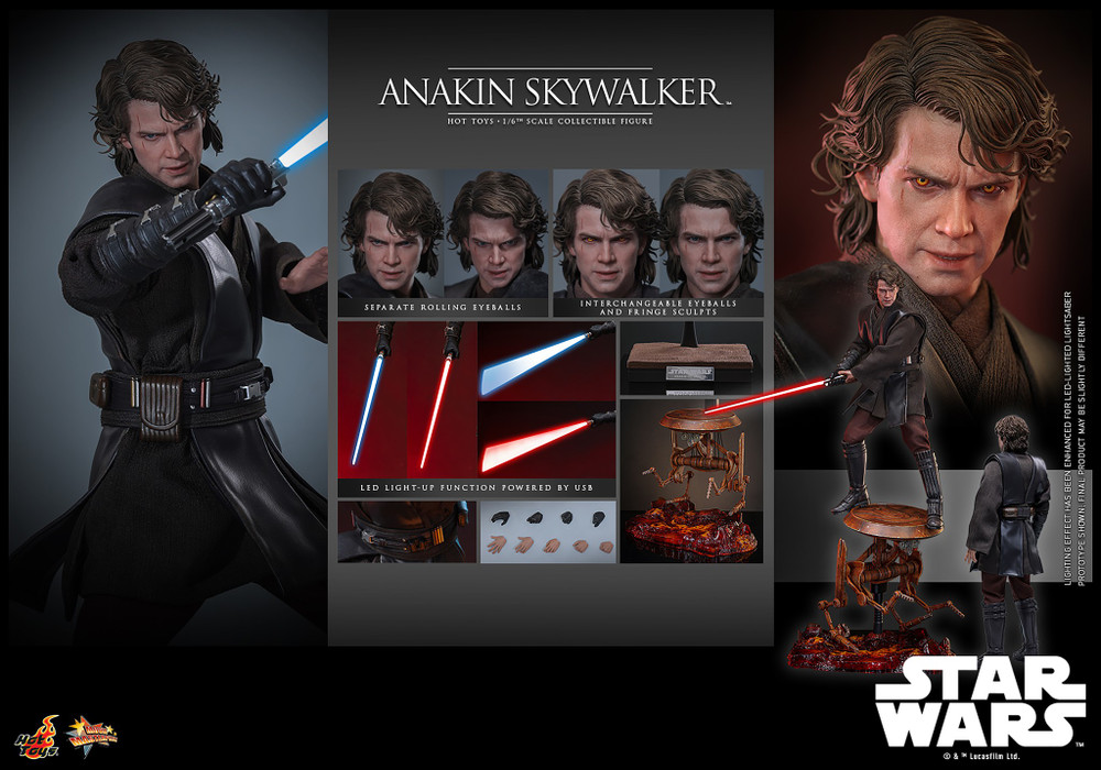 Hot Toys MMS839 Star Wars: Revenge of the Sith – 1/6 Anakin Skywalker Collectible Figure | KG Hobby