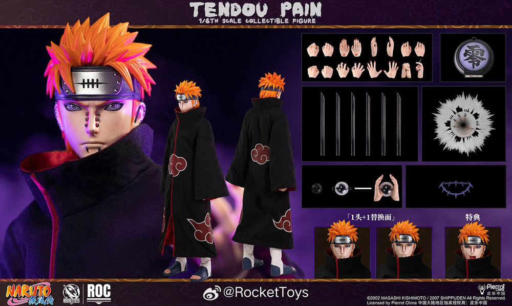 Rocket Toys ROC-013 1/6 Tendo Pain Naruto Shippuden | KGHobby