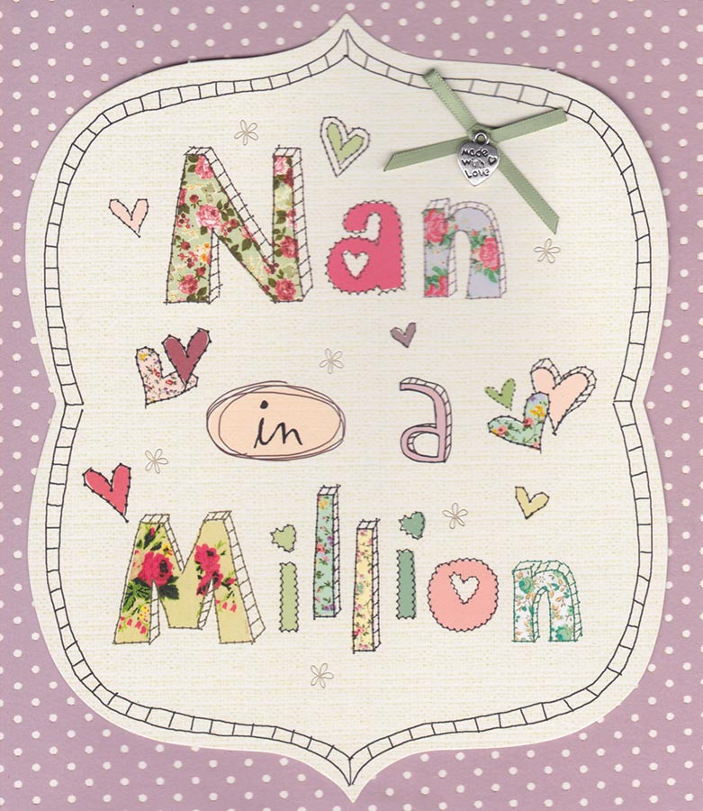 Carlton Cards - Nan In A Million Birthday Card - CardSpark
