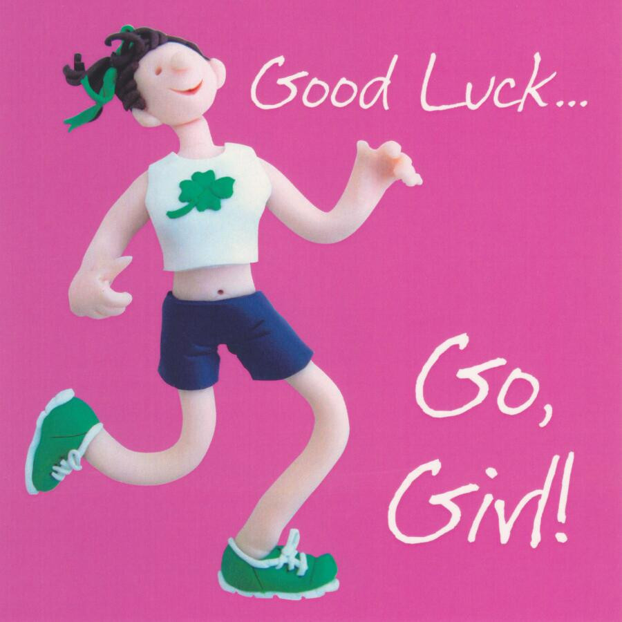 Good Luck Card - Go Girl! - One Lump Or Two - CardSpark