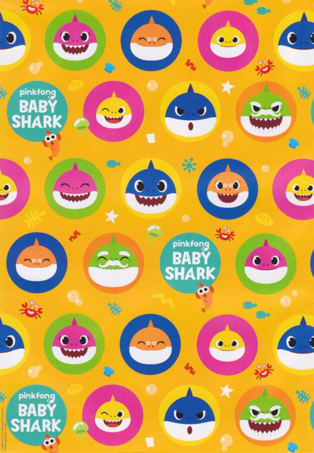 Baby Shark - Gift Wrapping Paper - CardSpark