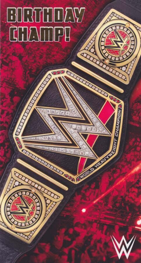 WWE Wrestling - Happy Birthday Champ Card - CardSpark WWE Wrestling - Happy Birthday Champ Card - CardSpark