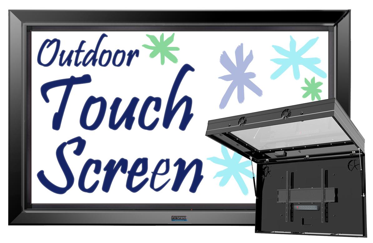 Outdoor and Indoor Touch Screen TV and Digital Signage Enclosures