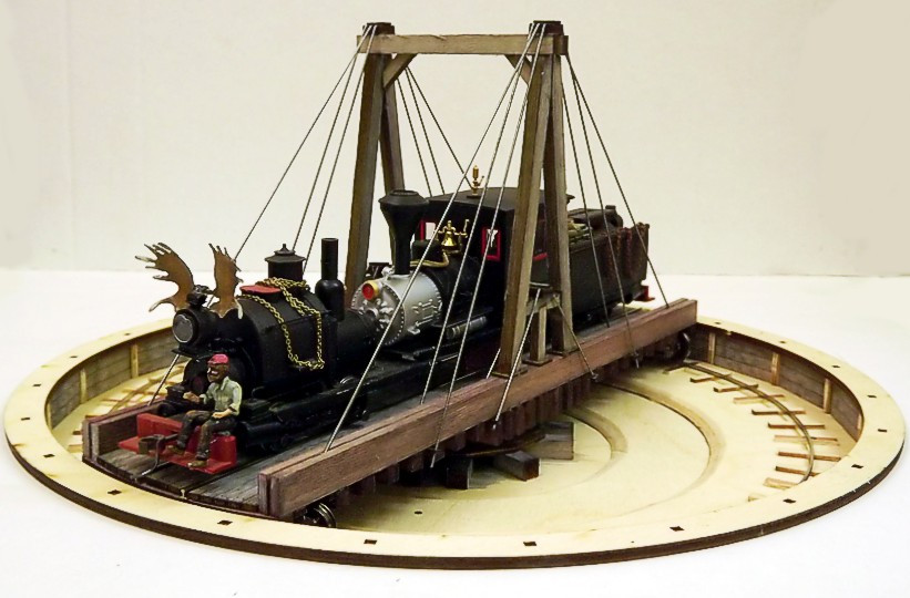 On30 45ft (11.25") Gallows Turntable - Kitwood Hill Models Store