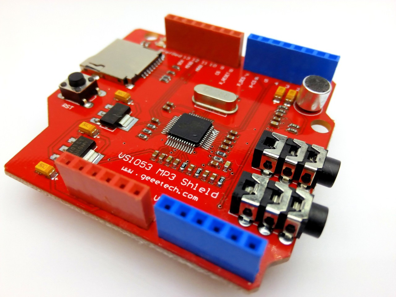 MP3 Shield for Arduino - VS1053 module - CRCibernética MP3 Shield for Arduino - VS1053 module - CRCibernética