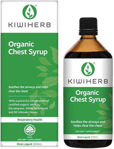 Kiwiherb Organic Chest Syrup 200ml