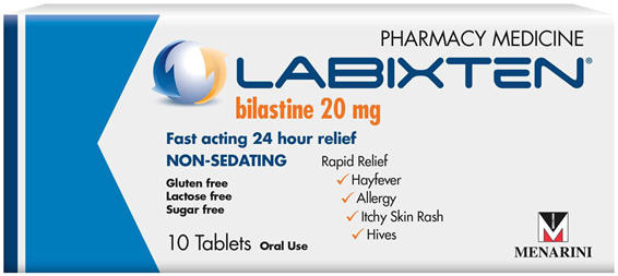 Labixten 20mg Antihistamine Tablets 10