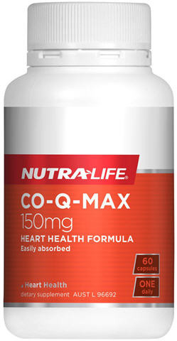 Nutra-Life Co-Q Max Capsules 60
