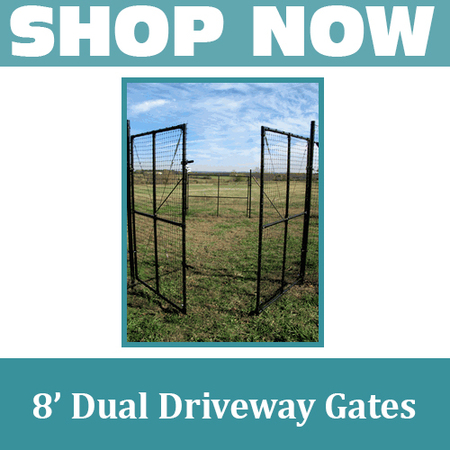 Dual Driveway Gates | Deerbusters.com