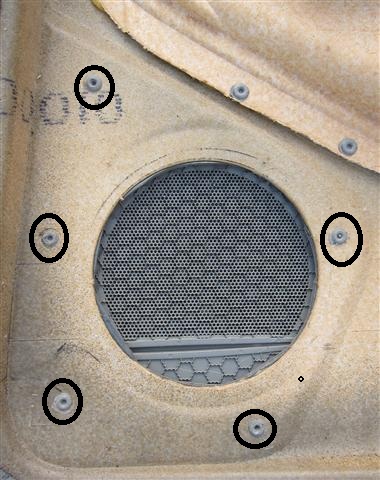 Volvo V70 Rear Door Speaker Grill (2001-2007) | Voluparts Online Store