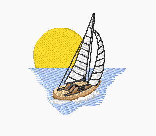 Embroidery Options | Boats | Kids Travel Zone