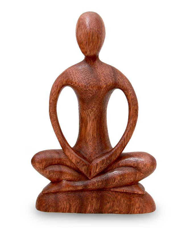 Statue - Wood - Meditative Calm - Inner Path