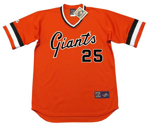 Barry Bonds Jersey - San Francisco Giants 1970 Throwback MLB Baseball ...